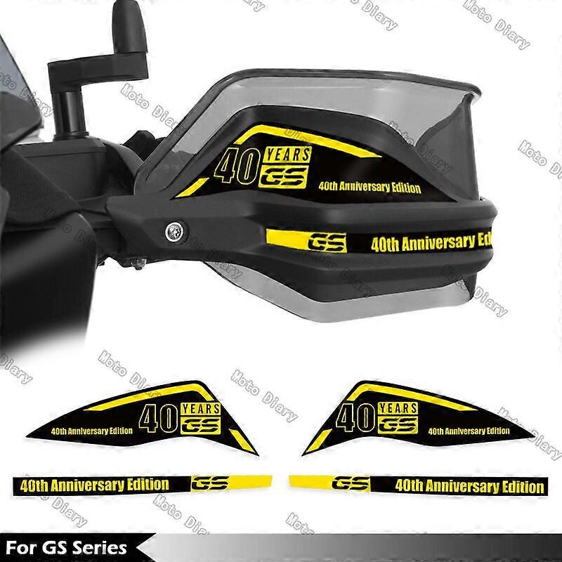 R1250GS Handguard Decal Waterproof Triple black 40 years Sticker For ...