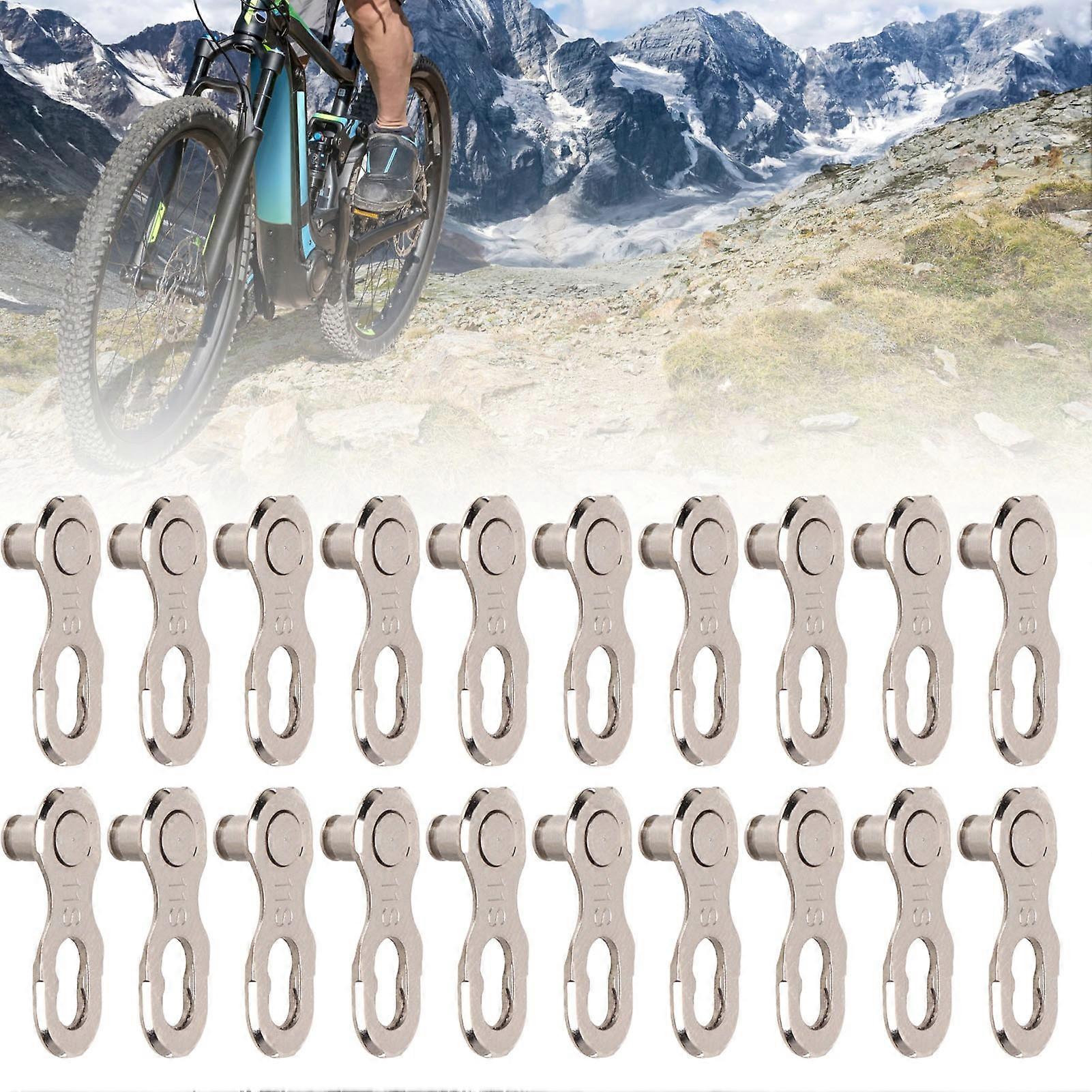 10 Pairs 11 Speed Mountain Road Bike Chain Connector Quick Release Bike ...