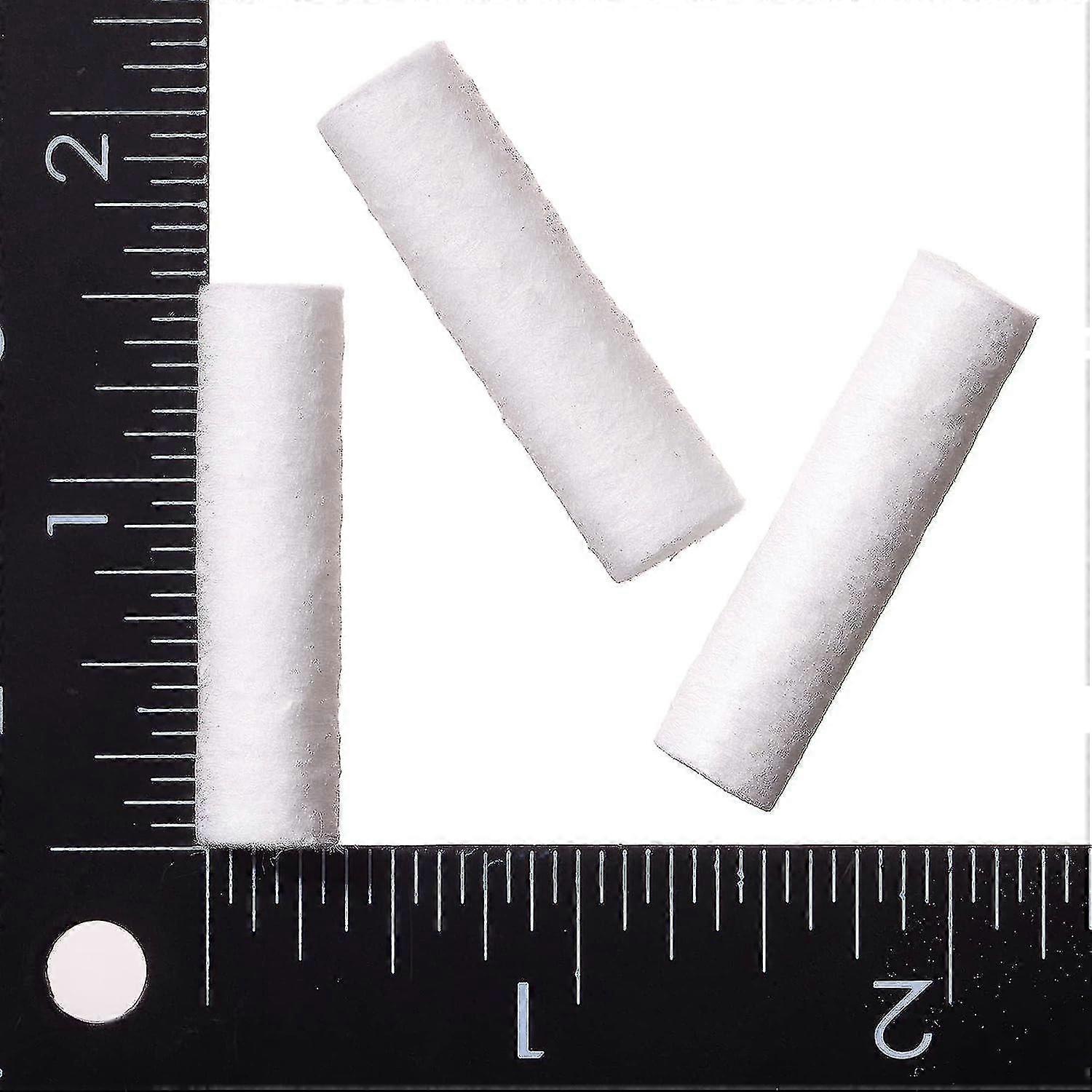 100 Dental Cotton Rolls, One Inch Nosebleed Plugs For Kids Or Adults ...