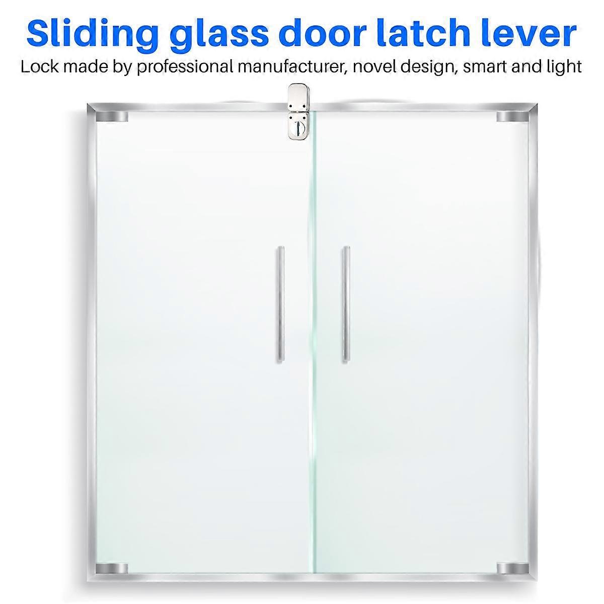 Stainless Steel,Glass Door Latches Lock/Bolt,138A ,Without Drilling,For ...