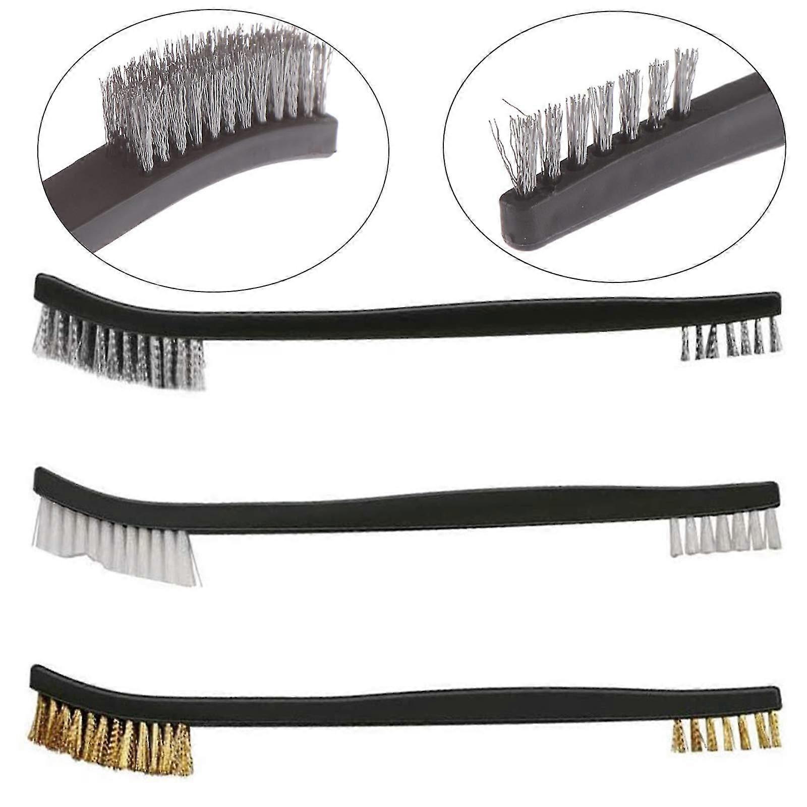 Nylon Wire Brush Set Hook Cleaning Brush Set Mini Nylon Wire Brushes ...