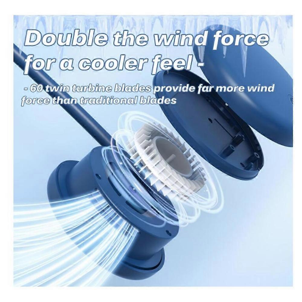Infini Breeze Foldable Neck Fan,Portable Bladeless Fan 360 Cooling For ...