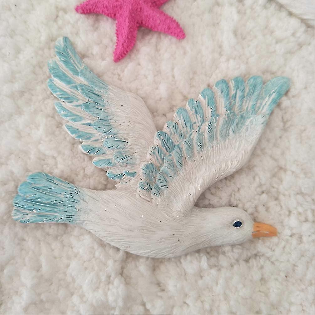 3 Ceramic Pieces Birds Sea Seagull Art Art Nautical Decorations Beach ...