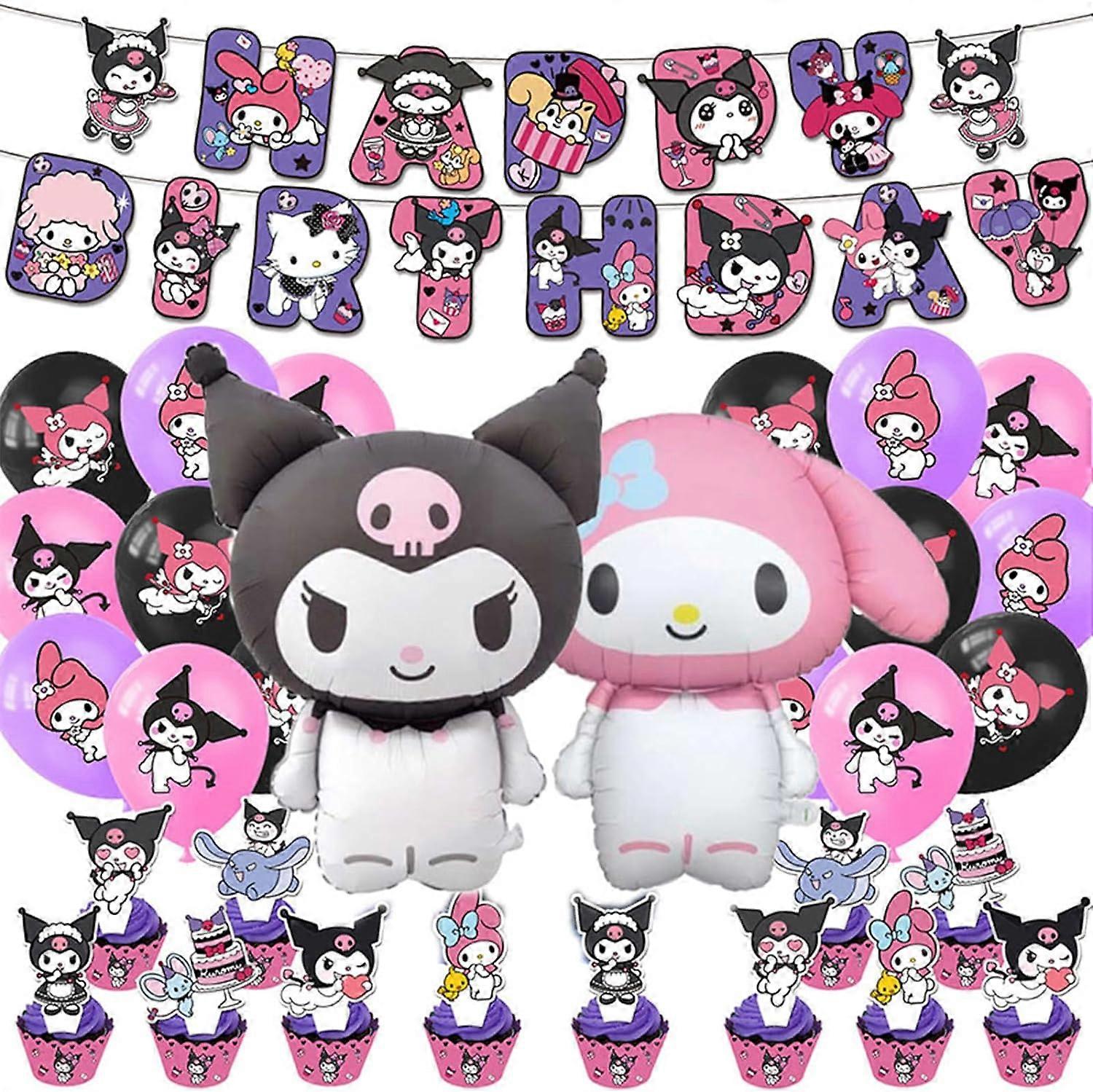 Kawaii Lovely Anime Cartoon Birthday Party Decoration,Anime Cosplay ...