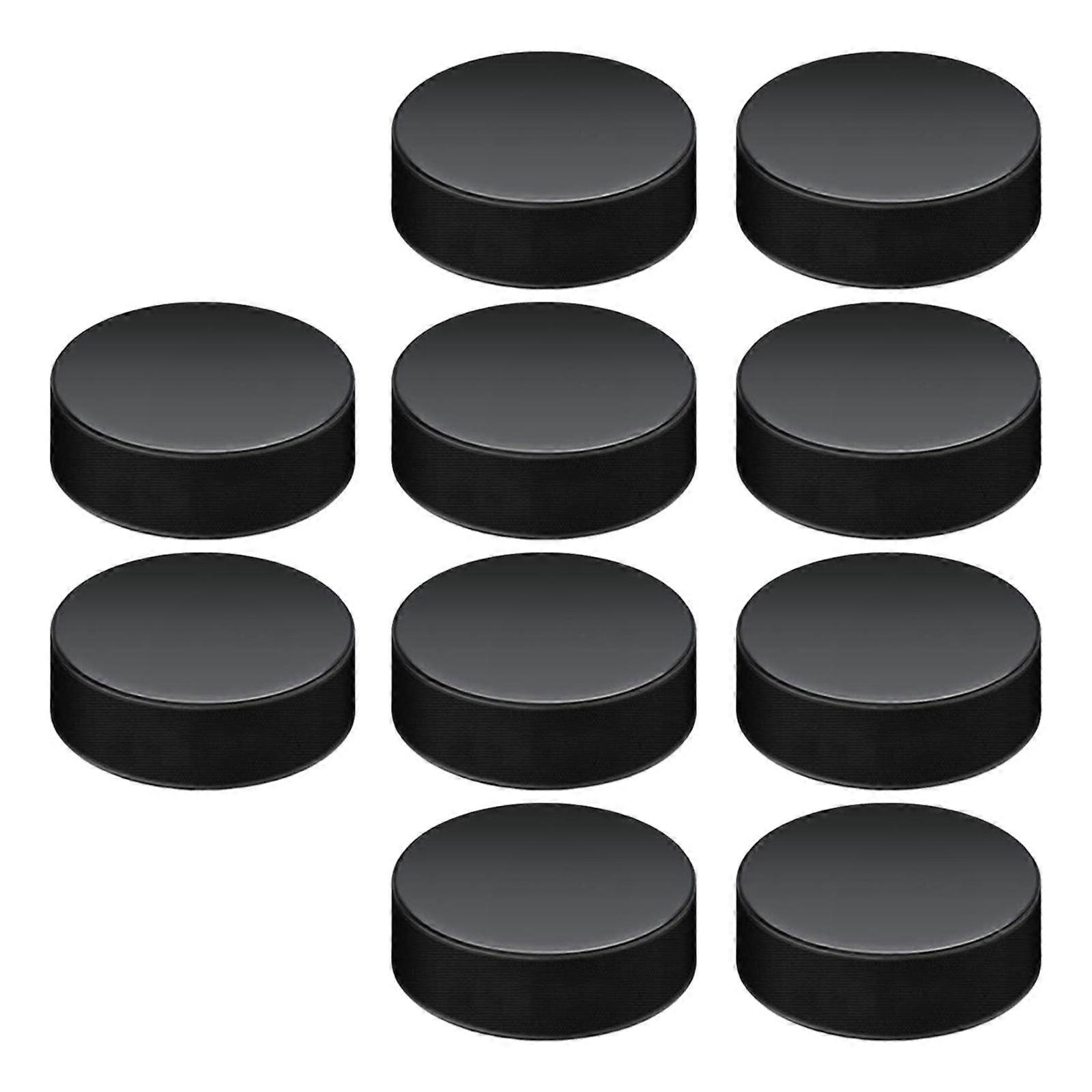 Hockey Pucks 10 Pack Rubber Ice Hockey Pucks for Outdoor Practicing ...