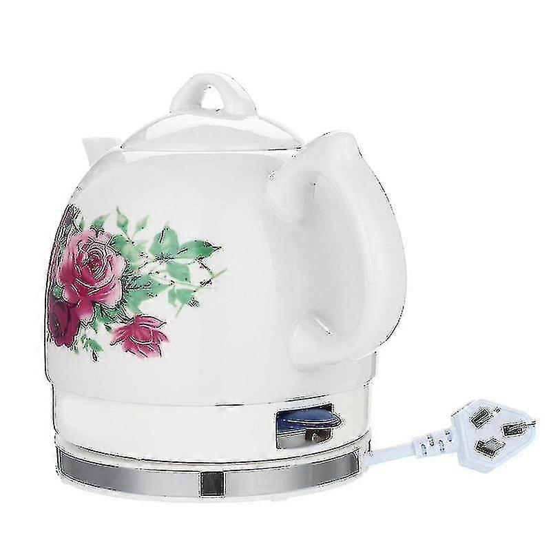Electric Tea Water Kettle Ceramic Pot With Floral Rose | Fruugo IL