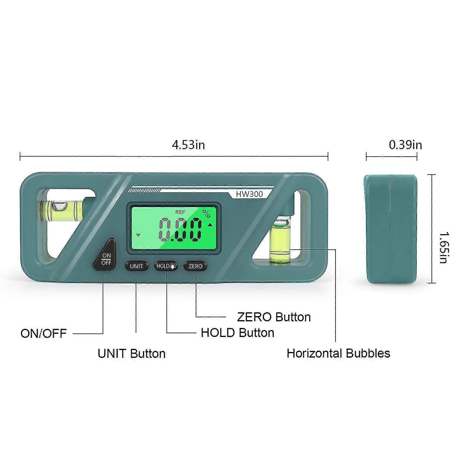 Magnetic Digital Angle Meter Absolute And Relative Measurement Angle ...
