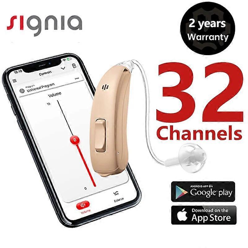 Signia 32 Channels Digital Hearing Aids HD High Power Hearing Aid With ...