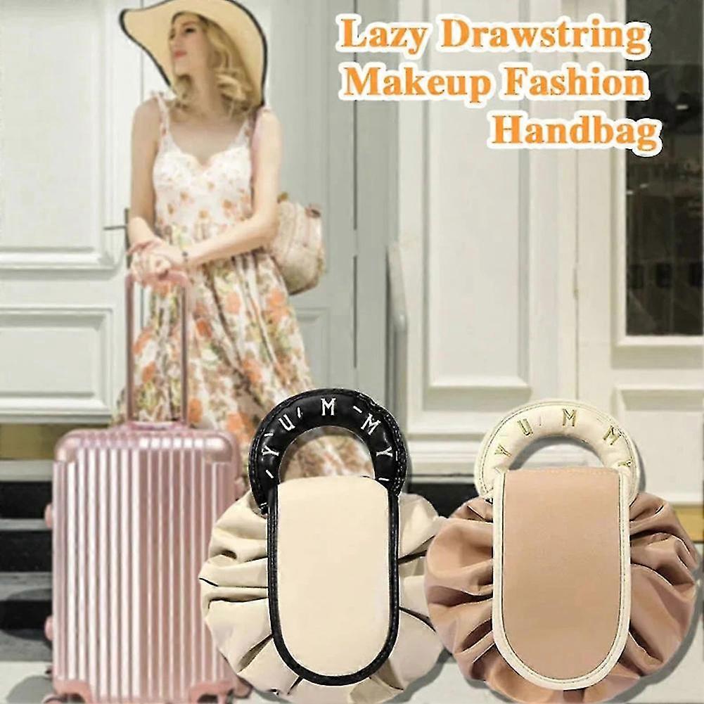 Lazy Drawstring Makeup Fashion Handbag Lazy Travel Storage Bag For ...