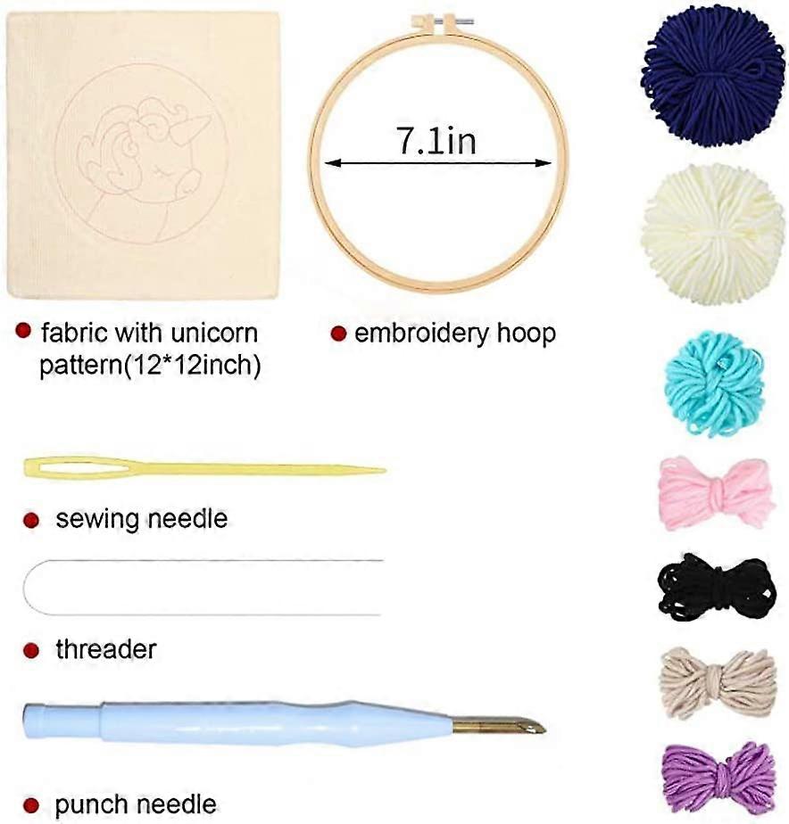 Series of Scenery Punch Needle Embroidery Starter Kits Punch Needle ...