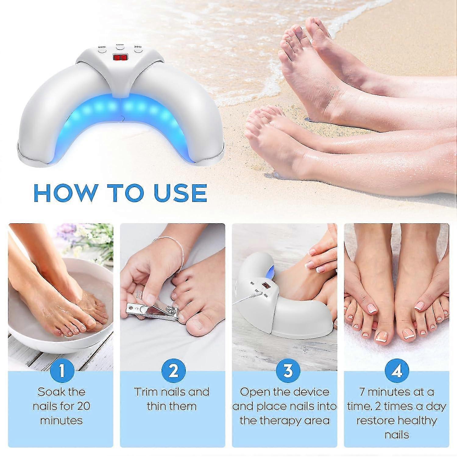 Nail Fungus Laser Treatment Device for Multiple Toenail, Home Use 905nm ...