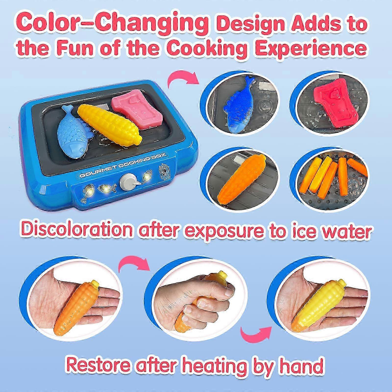 Kids Pretend Play Gourmet Cooking Box Water Fryer,Simulation Cooking ...