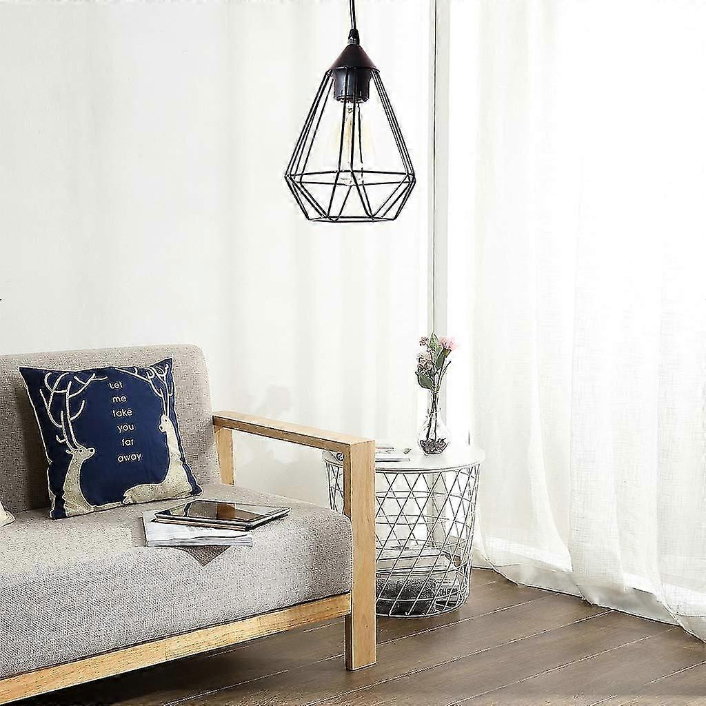Metal Lamp Shade Retro Black Lamp Shade compatible Kitchen Dining Room ...