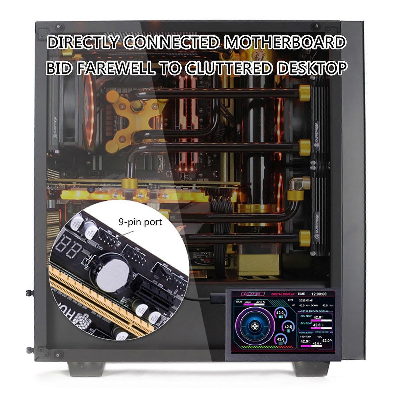 5inch IPS USB Screen AIDA64 Type C Secondary Screen PC CPU Data ...