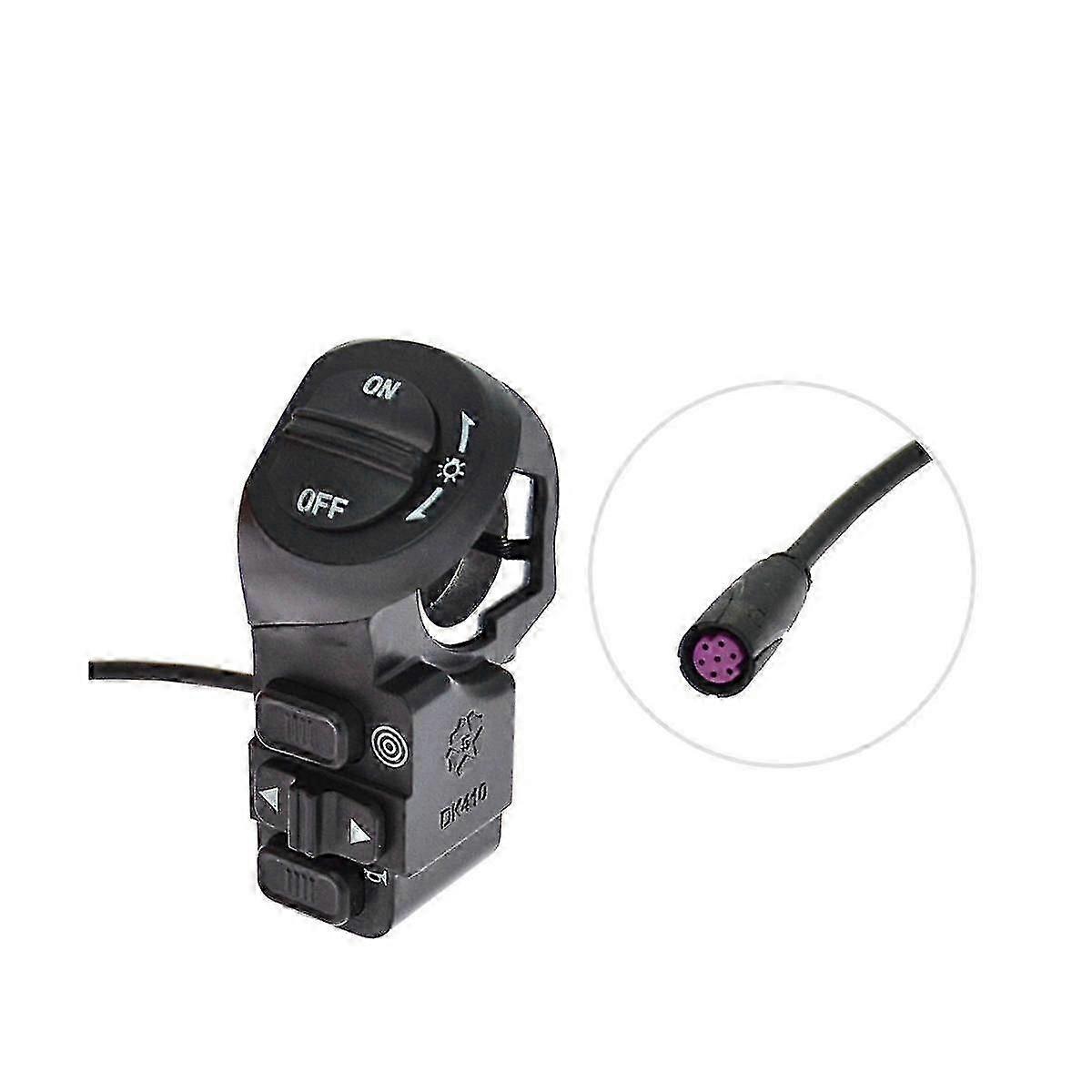 Three-In-One Switch Electric Bicycle Scooter Headlight Turn Signal Horn ...