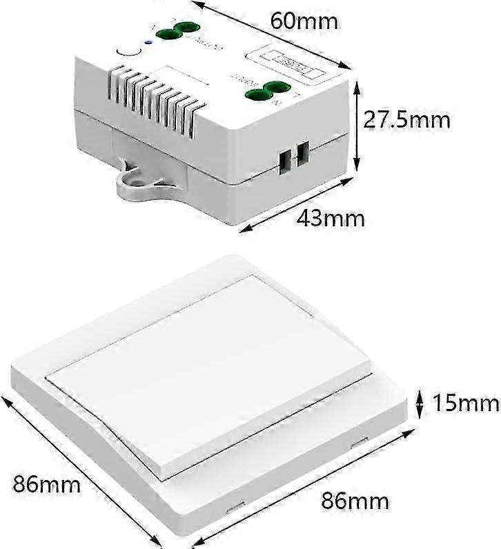 Self-powered wireless switch, battery-free, wireless remote control for ...
