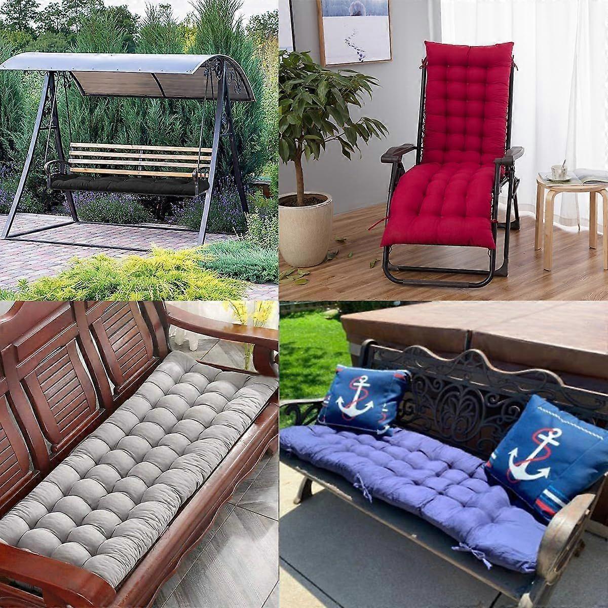 Udendørs have solseng Solseng Daybed Pude Pude Stof Komfortabel hynde ...