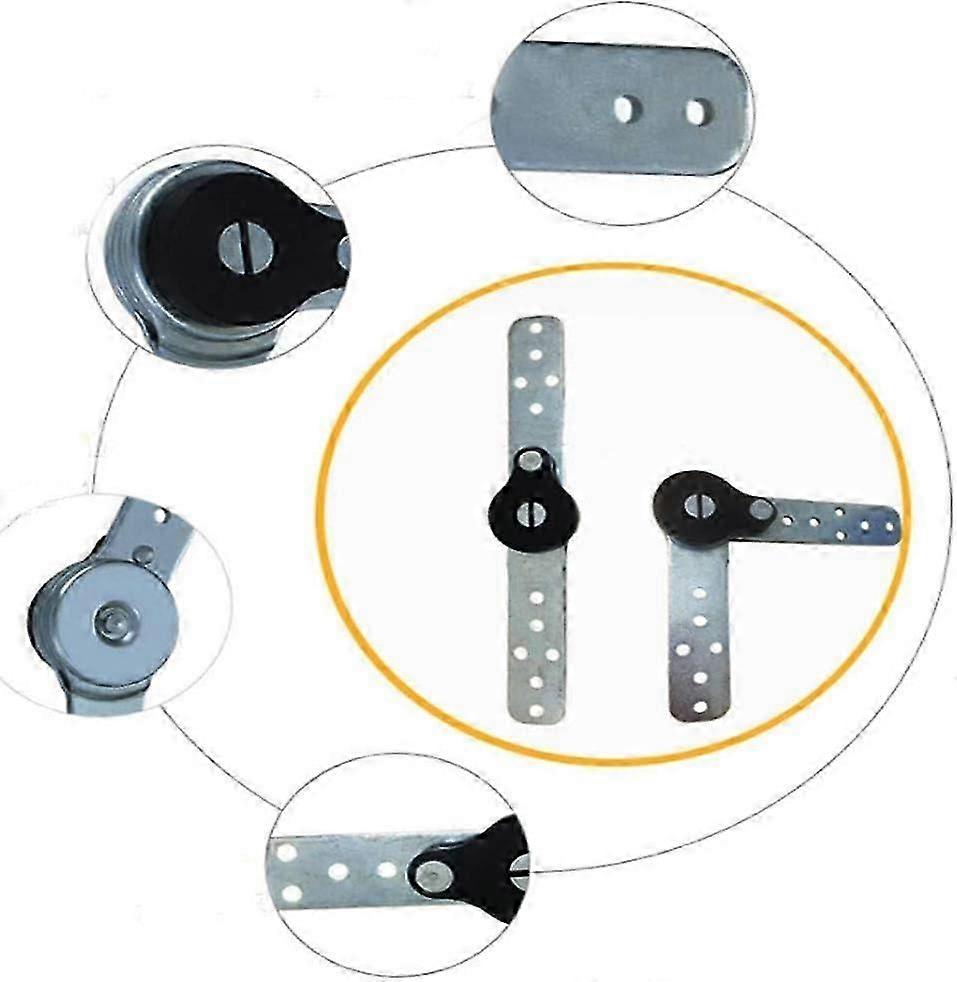 x Furniture Adjustable Angle Hinge Auto Reset Function Heavy Duty Hinge ...
