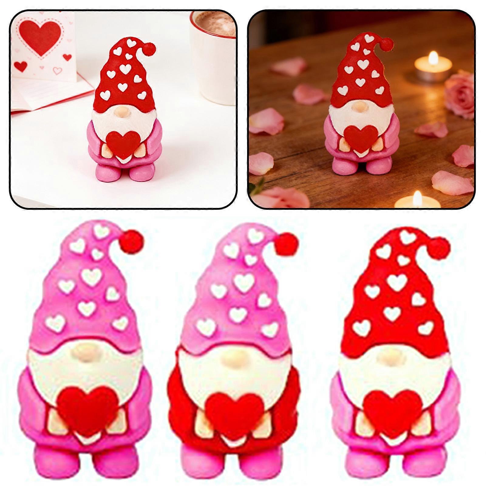 Mini Valentines Day Gnomes Figures Perfect Valentine's Day Gift for ...