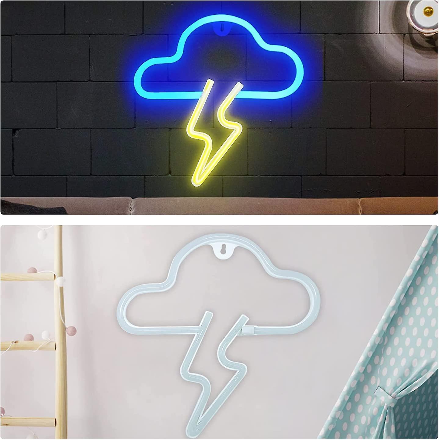 Cloud Neon Sign, Christmas Light Cloud Led Neon Lights Usb Or Battery ...