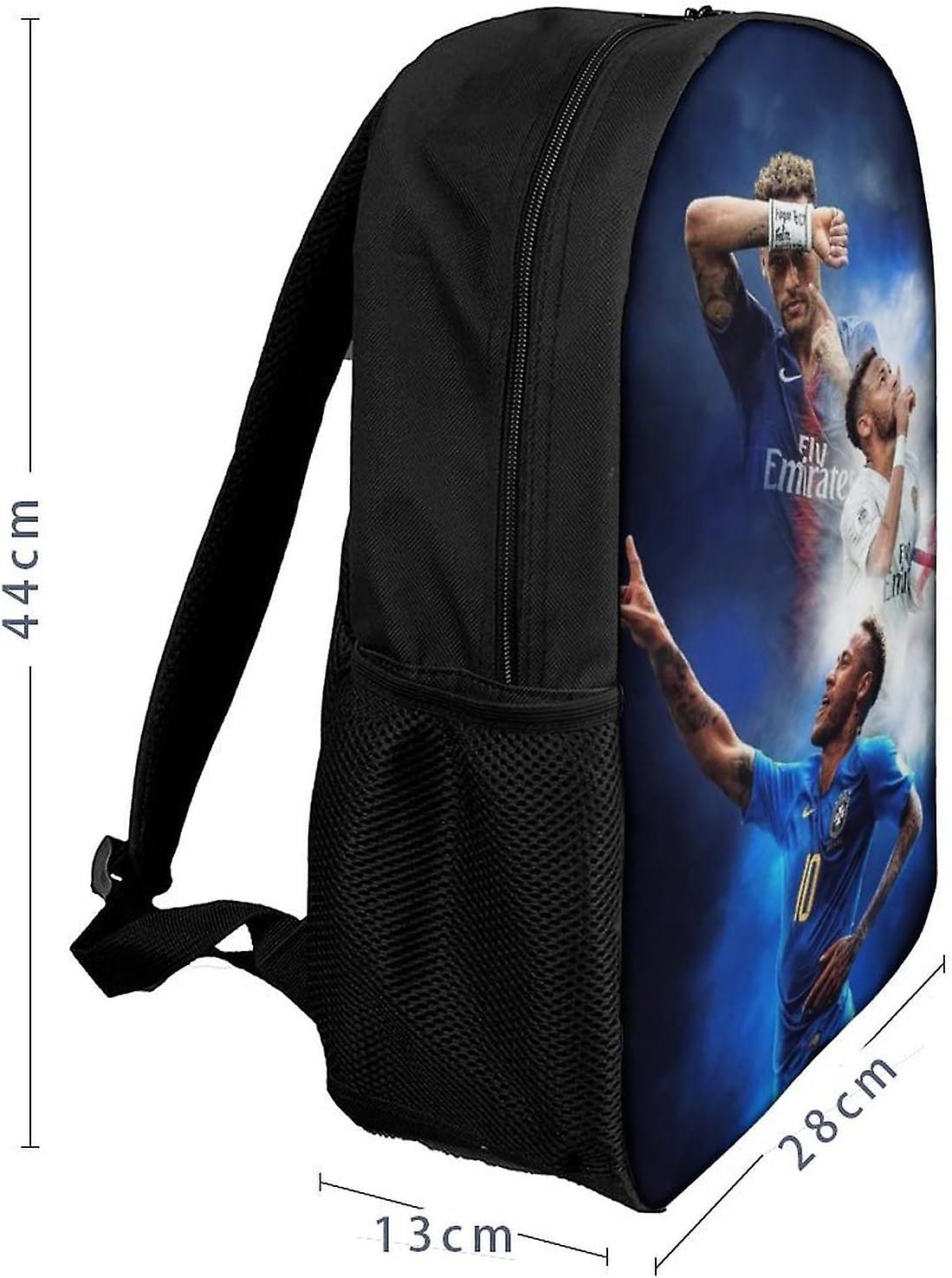 GENBAK Kids School Backpack 3D Printed Neymar Backpack Football Player ...