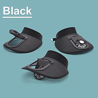 Sun Visors Hat With Fan For Women - Fan Visor Hat - Three Gear ...