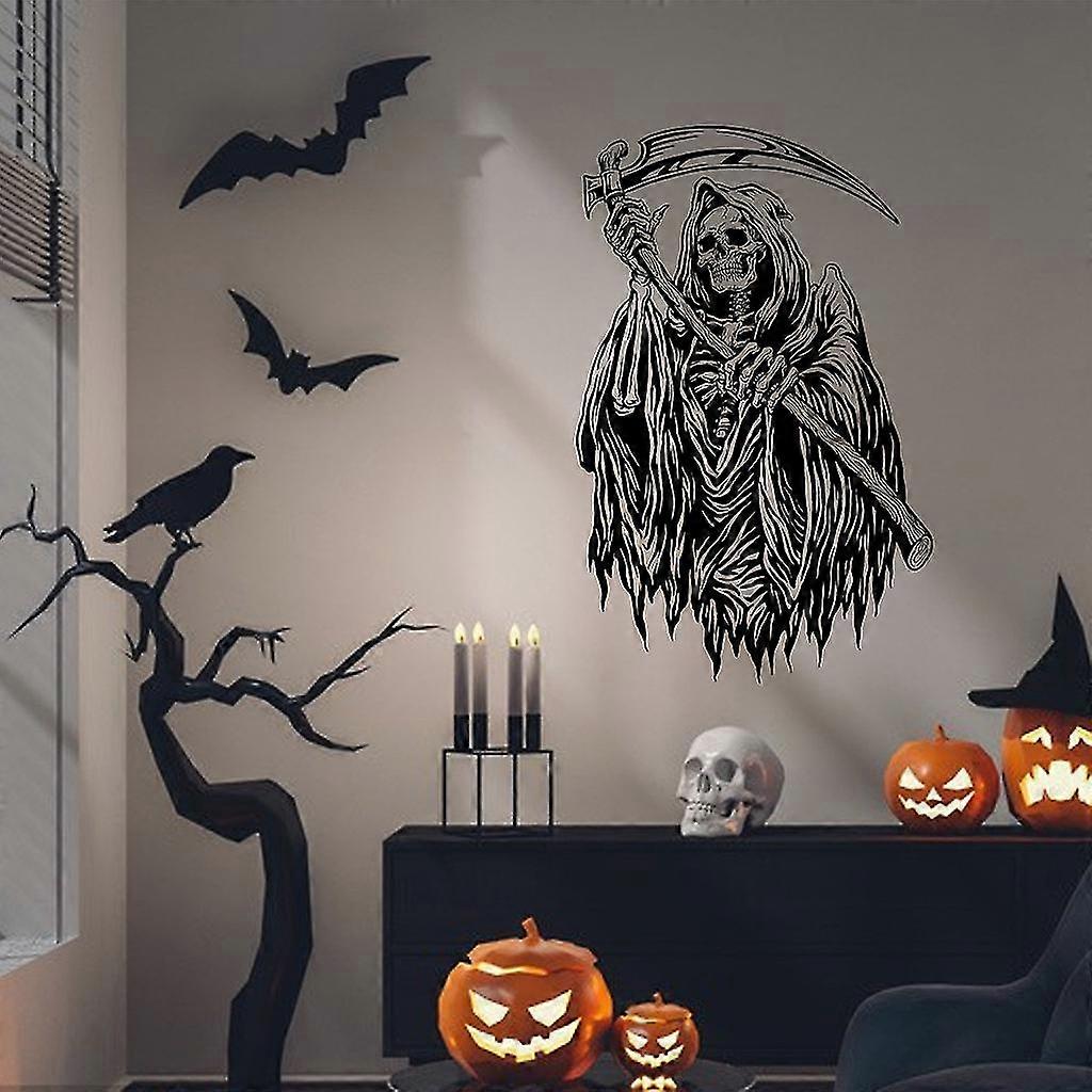 New Halloween Window Stickers, Large Scary Demons Stickers for ...
