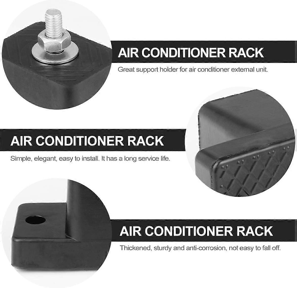 Pack of 4 Rubber Vibration Damping Mounting Brackets/Air Conditioner ...