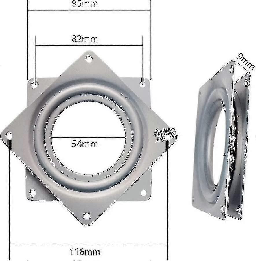 Ball Bearing Swivel Tray,swivel Plate,swivel Base,360 Rotating Tray ...