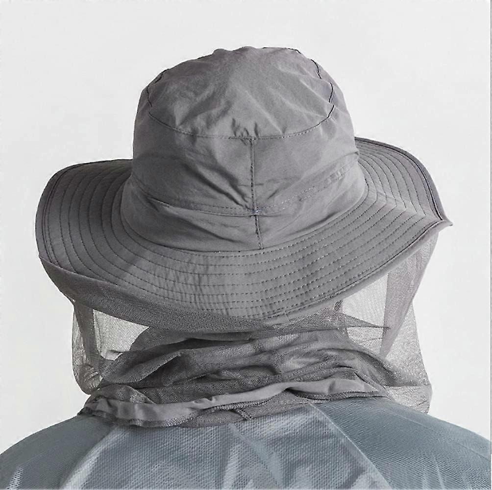 Cowboy hat for beekeeping Outdoor mosquito net hat Jungle Face Cover ...