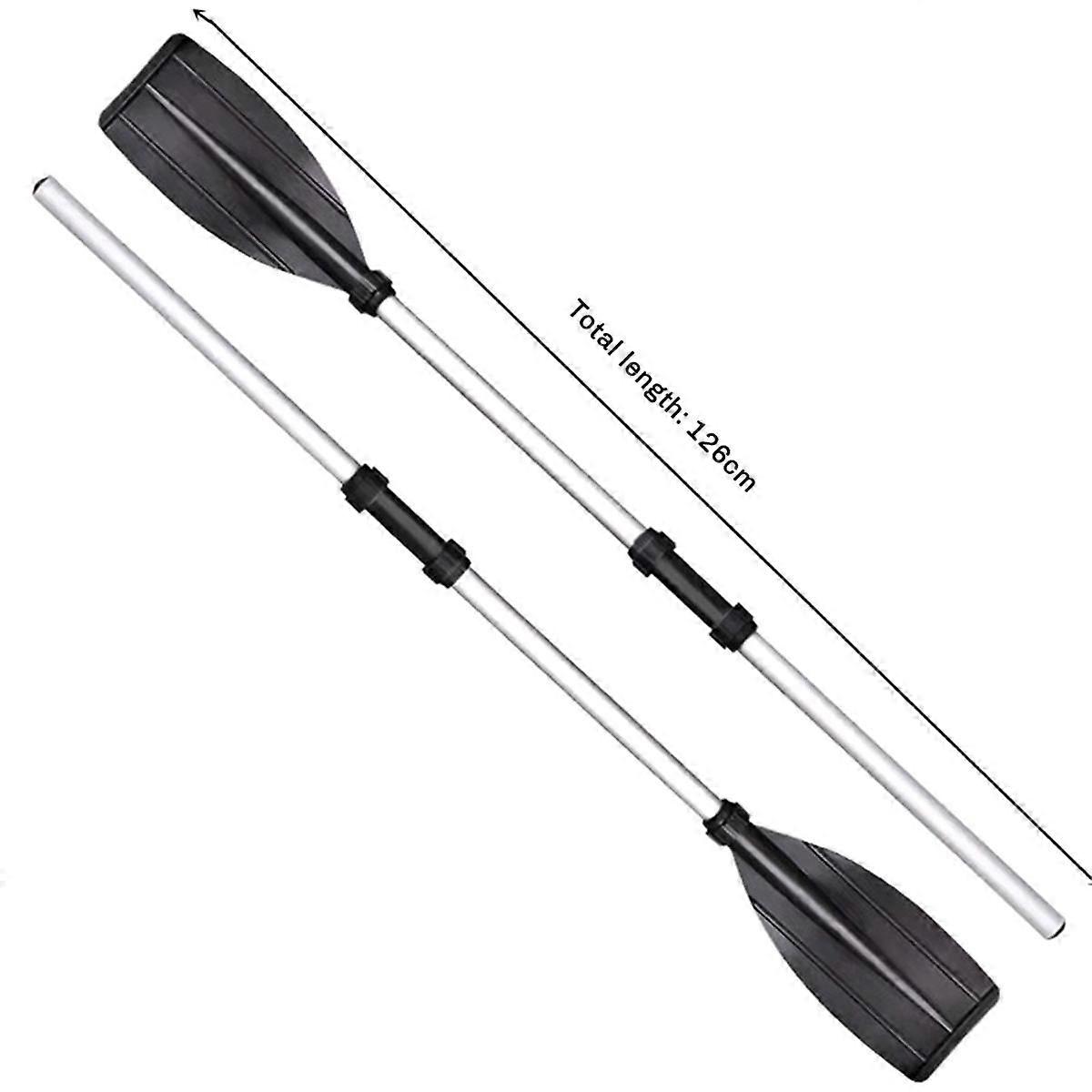 2 Pcs Aluminum Alloy Detachable Float Afloat Oars Fitting Boat Rafting ...