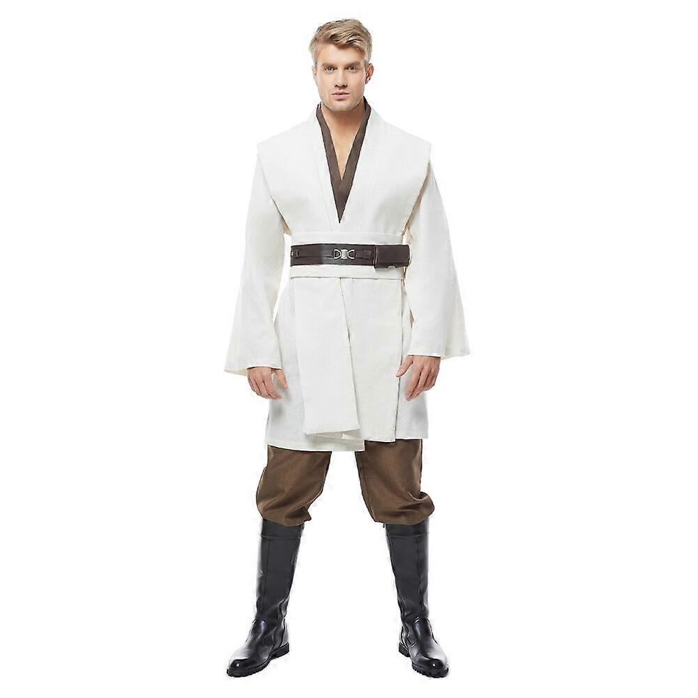 Kenobi Jedi /Anakin Skywalker Cosplay Costume TUNIC Black Jedi Robe ...