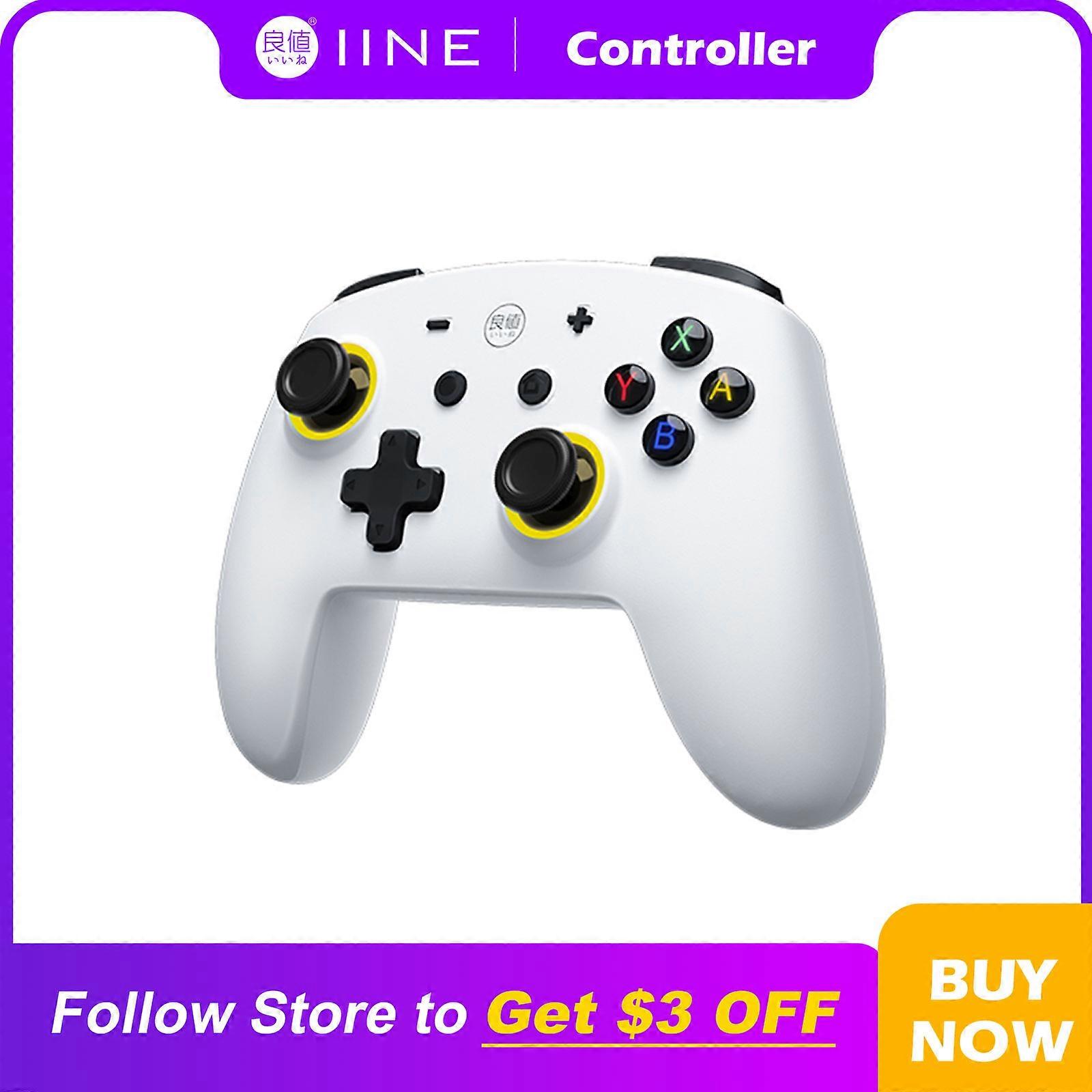 Wireless Controller White Macro Programming Pro Controller Compatible ...