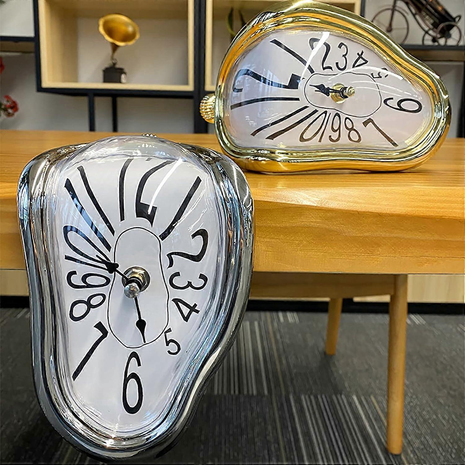 2025 New Wall Clock, Salvador Dali Melting Clock, 7 Inches Surrealistic ...