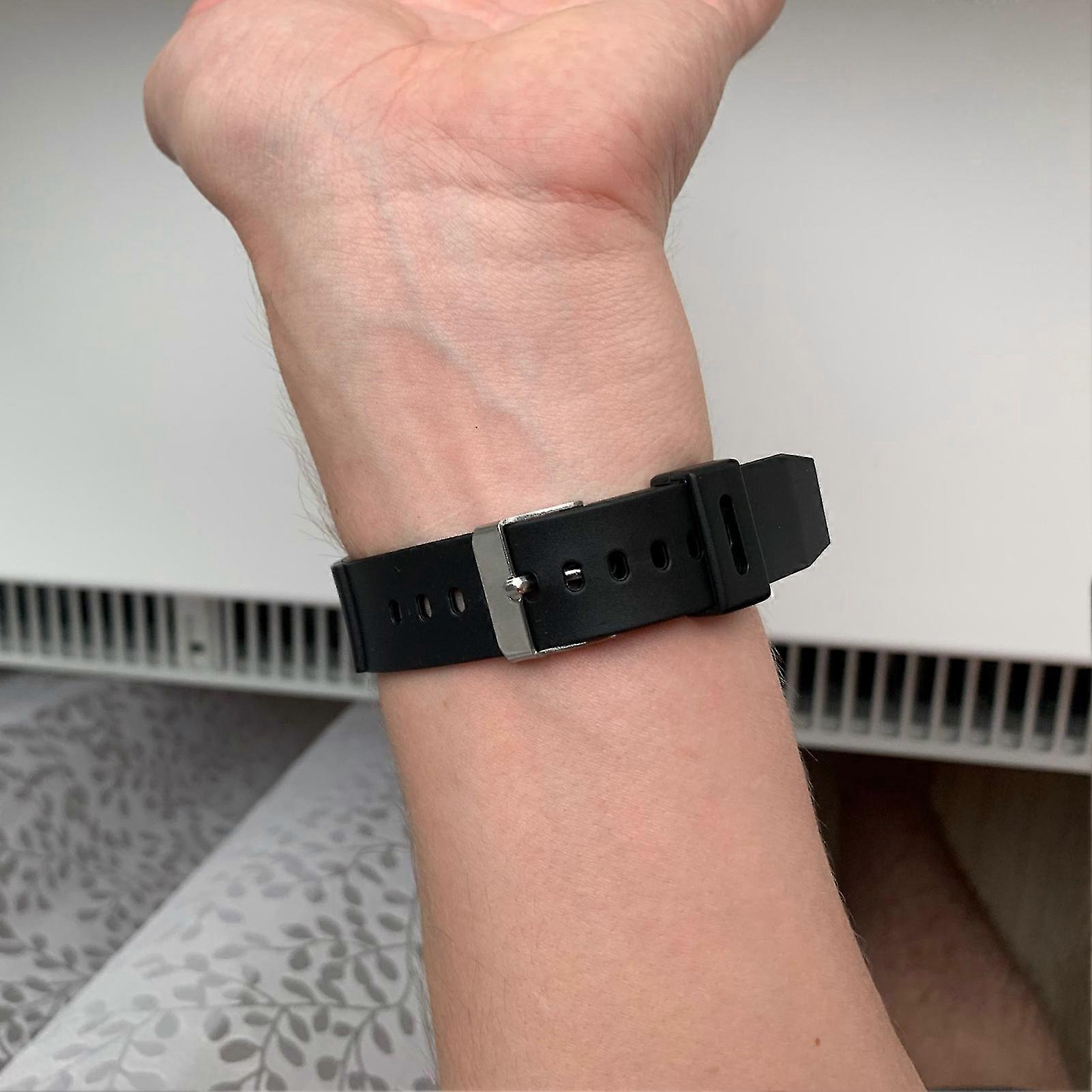 Wristwatch Band Breathable Waterproof Soft Silicone Sports Watch Belt ...