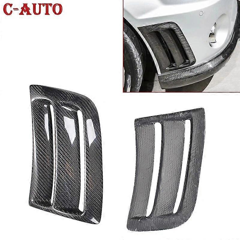 Carbon Fiber Car Front Bumper Side Air Vents Trims Cover Stickers Frame ...