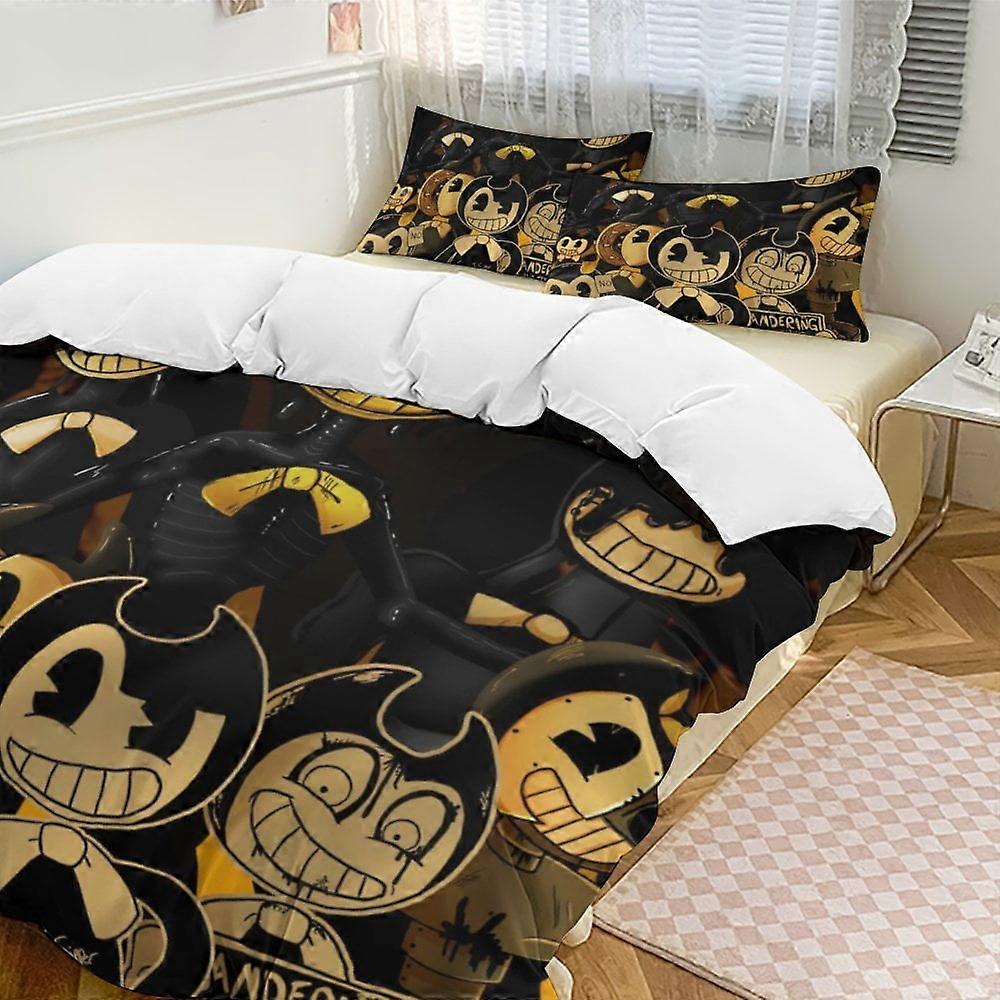 a1168 Bendy And The Ink Machine 3-Piece Bedding Set Soft Warm And ...