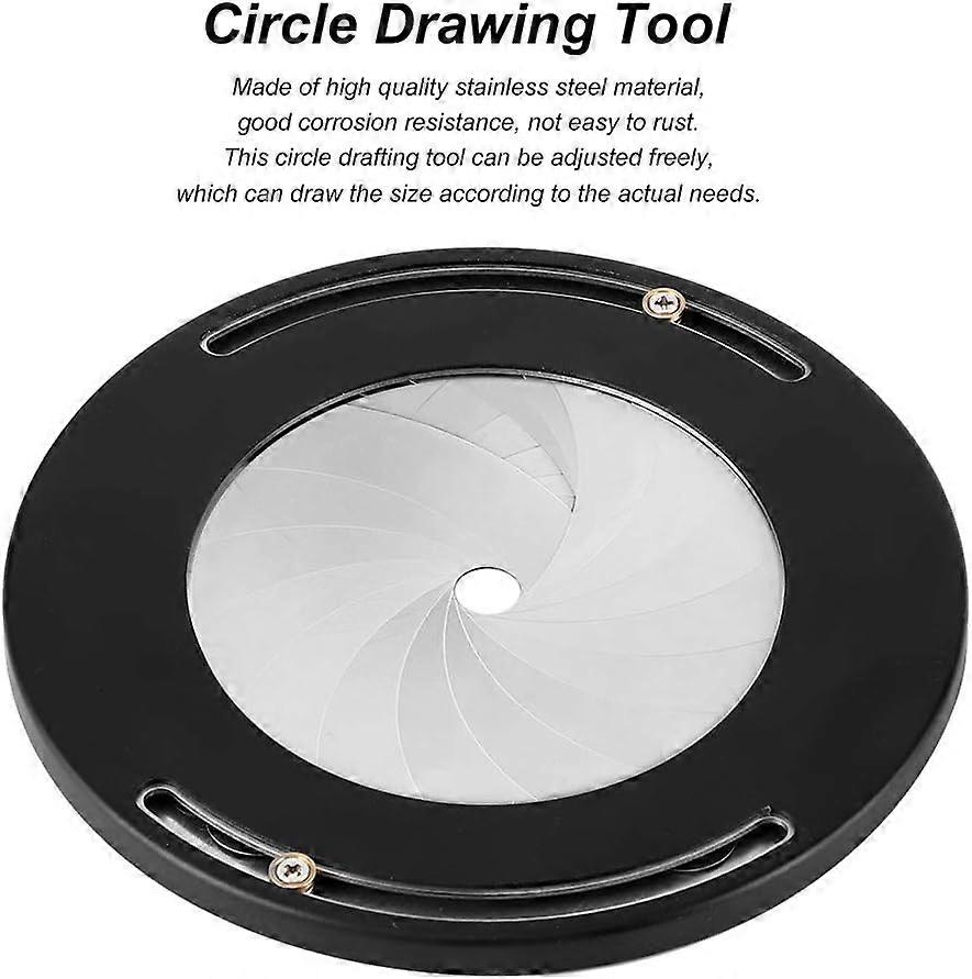 Circle Drawing Maker Tool Measuring Ruler Round Circle Template Ruler ...