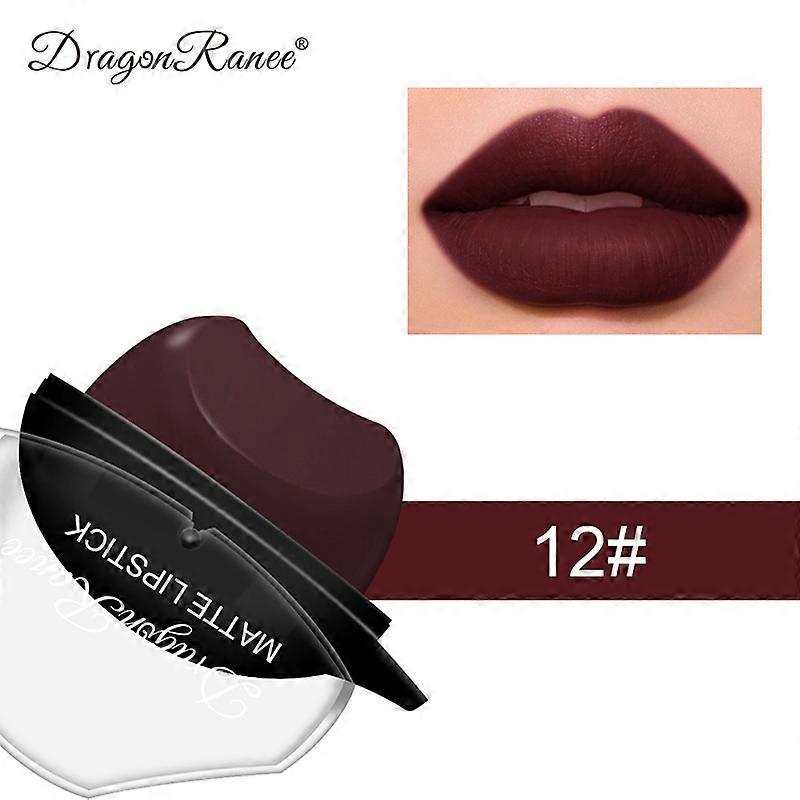 Lip-shaped DRAGON RANEE Lipstick Makeup Lazy Lipstick Velvet Matte ...