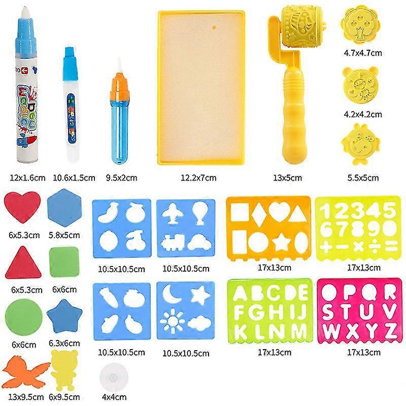 Water Doodle Mat, Kids Large Aqua Coloring Mat, Mess Free Drawing Mat ...