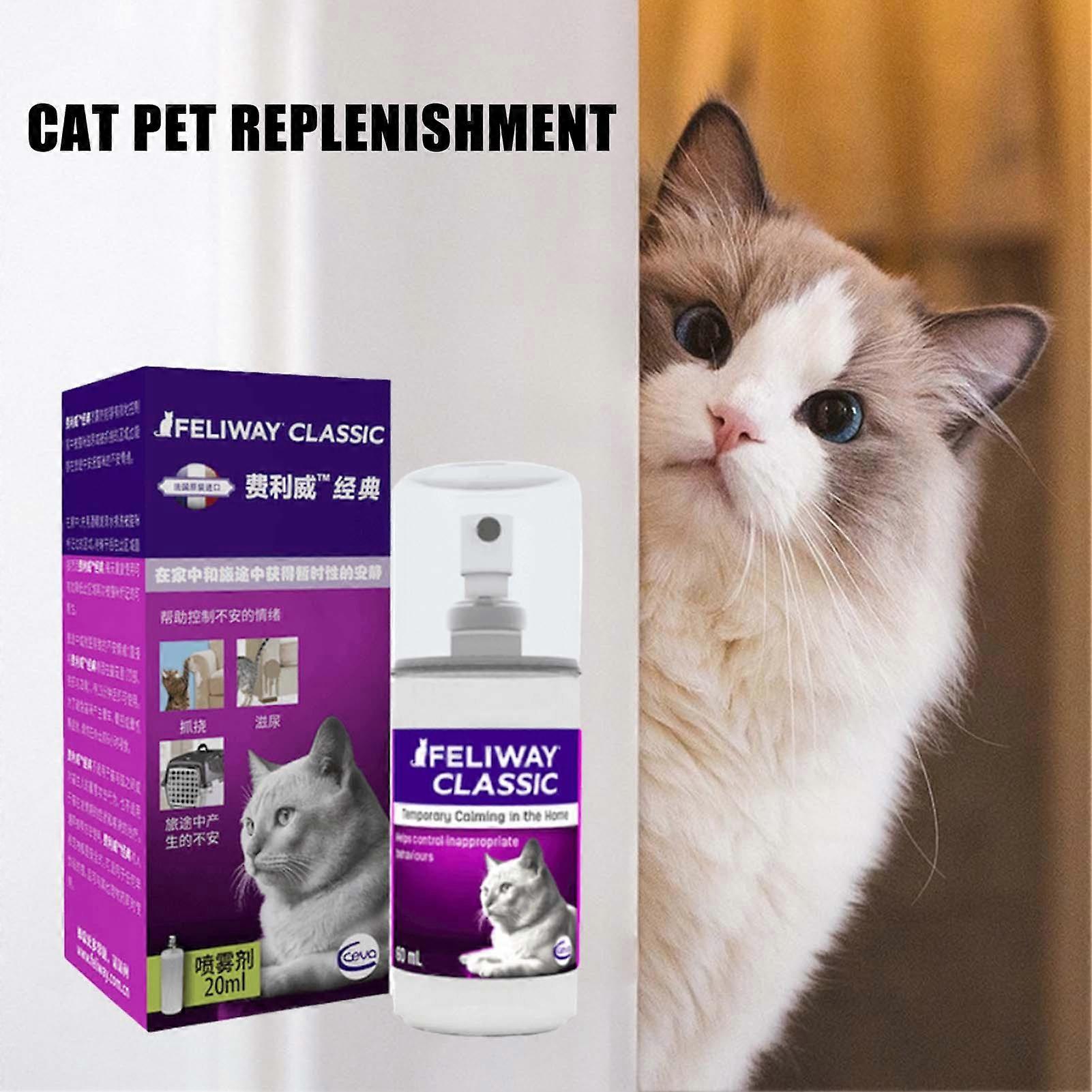 Calming Diffuser for Cats Reduce Stress & Easy Spray Application for ...