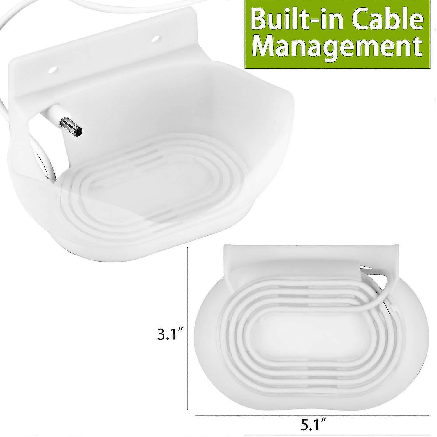 Wall Mount Holder For Google Nest Audio Built-in Cable Manager Speaker ...