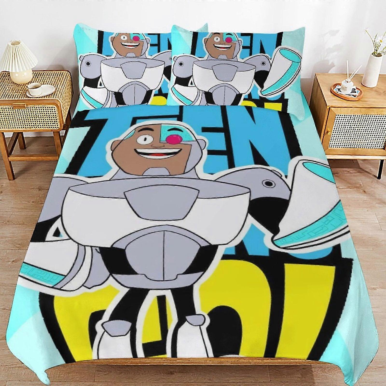 Bedding set NK654 Teen Titans Go Cartoon Bedding Sets Ultra Soft Skin ...