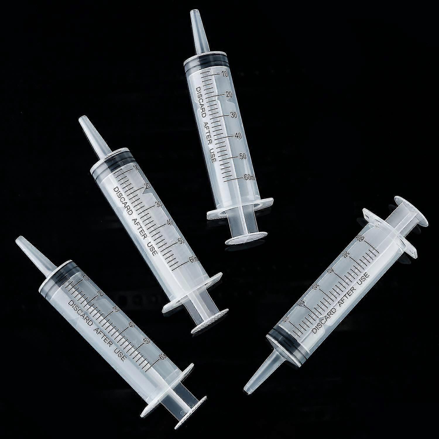 10 pack plastic syringe liquid measuring syringes without needle for ...