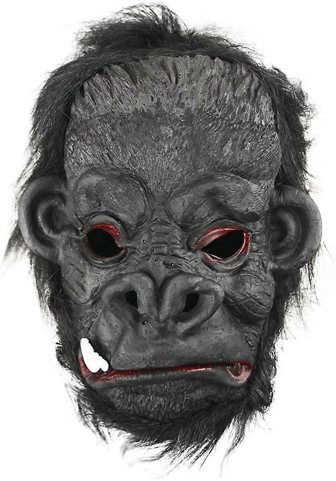 Halloween Scary Horror Chimp Mask Latex Ape Monkey Animal Full Head ...