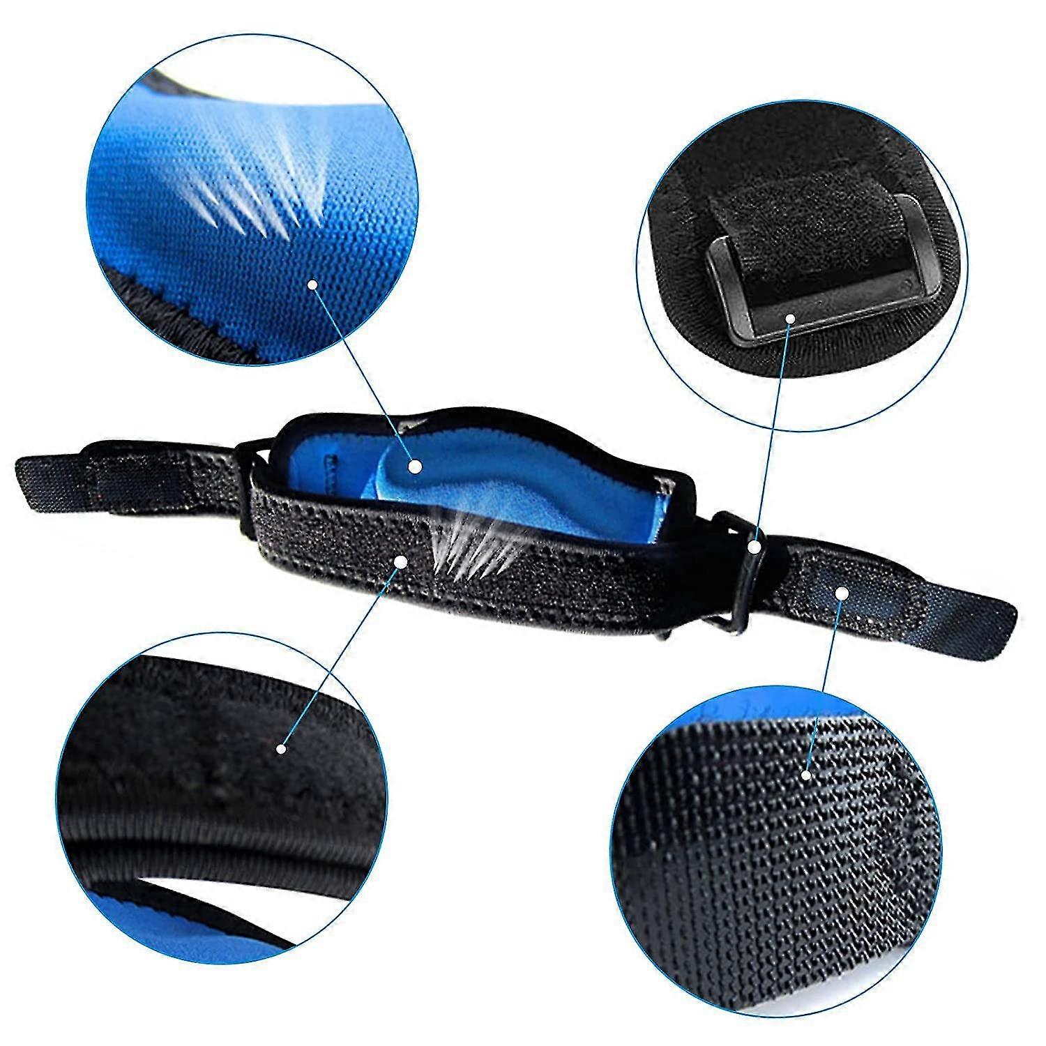 Elbow Support Brace For Men & Women Adjustable Elbow Brace Blue Elbow ...