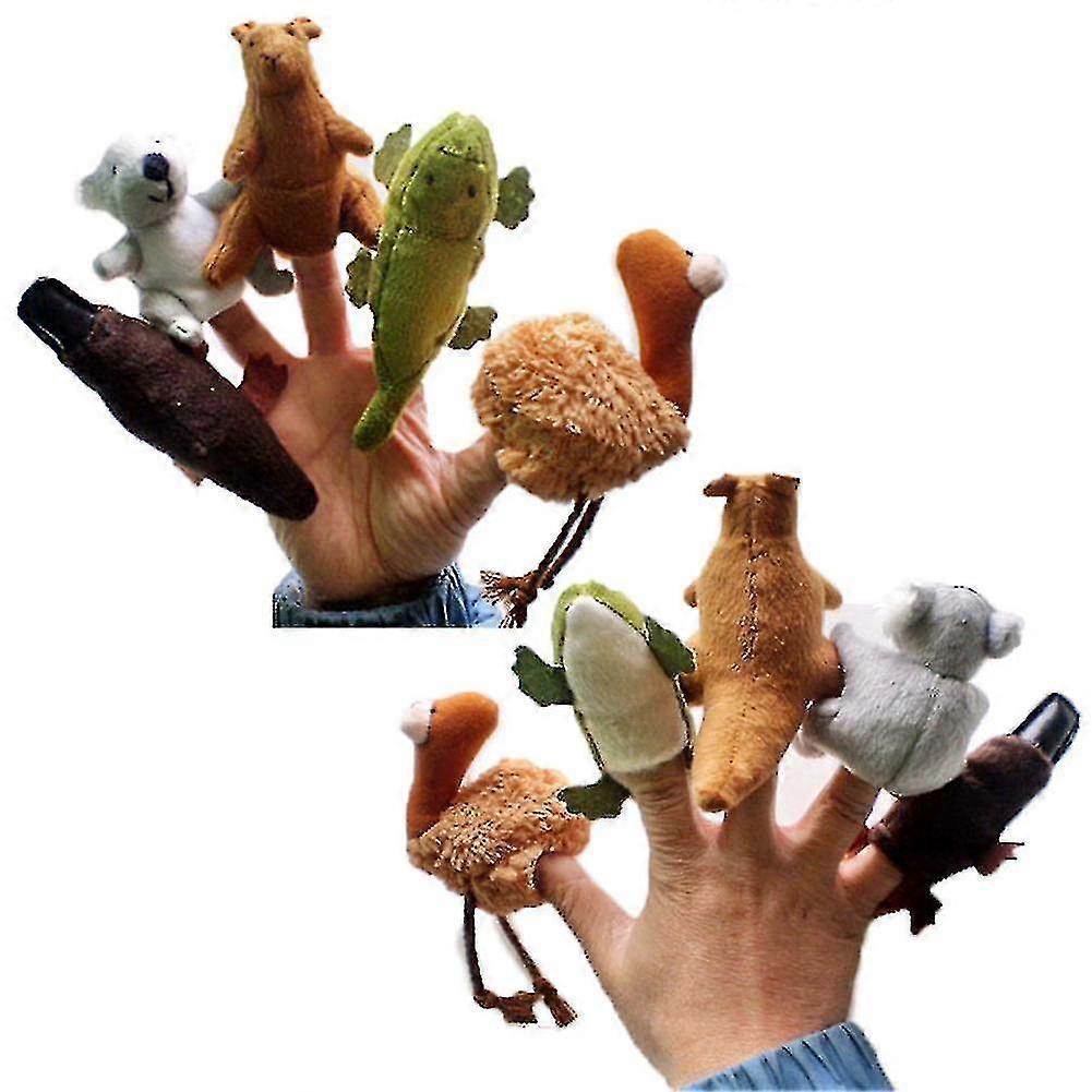 5pcs Koala Platypus Australian Animal Finger Puppets Plush Doll ...