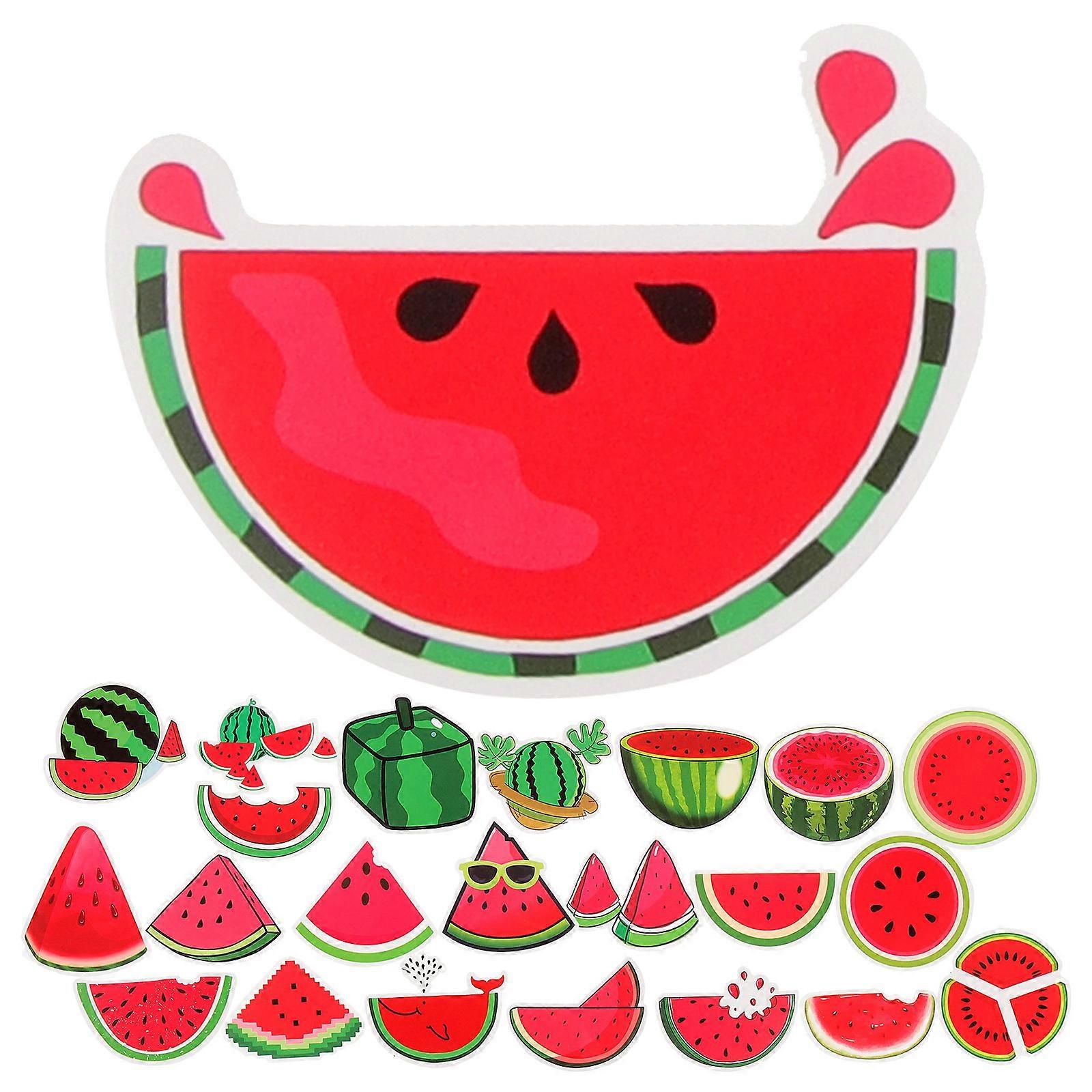 50Pcs Summer Watermelon Stickers Party Fruit Stickers Adorable ...