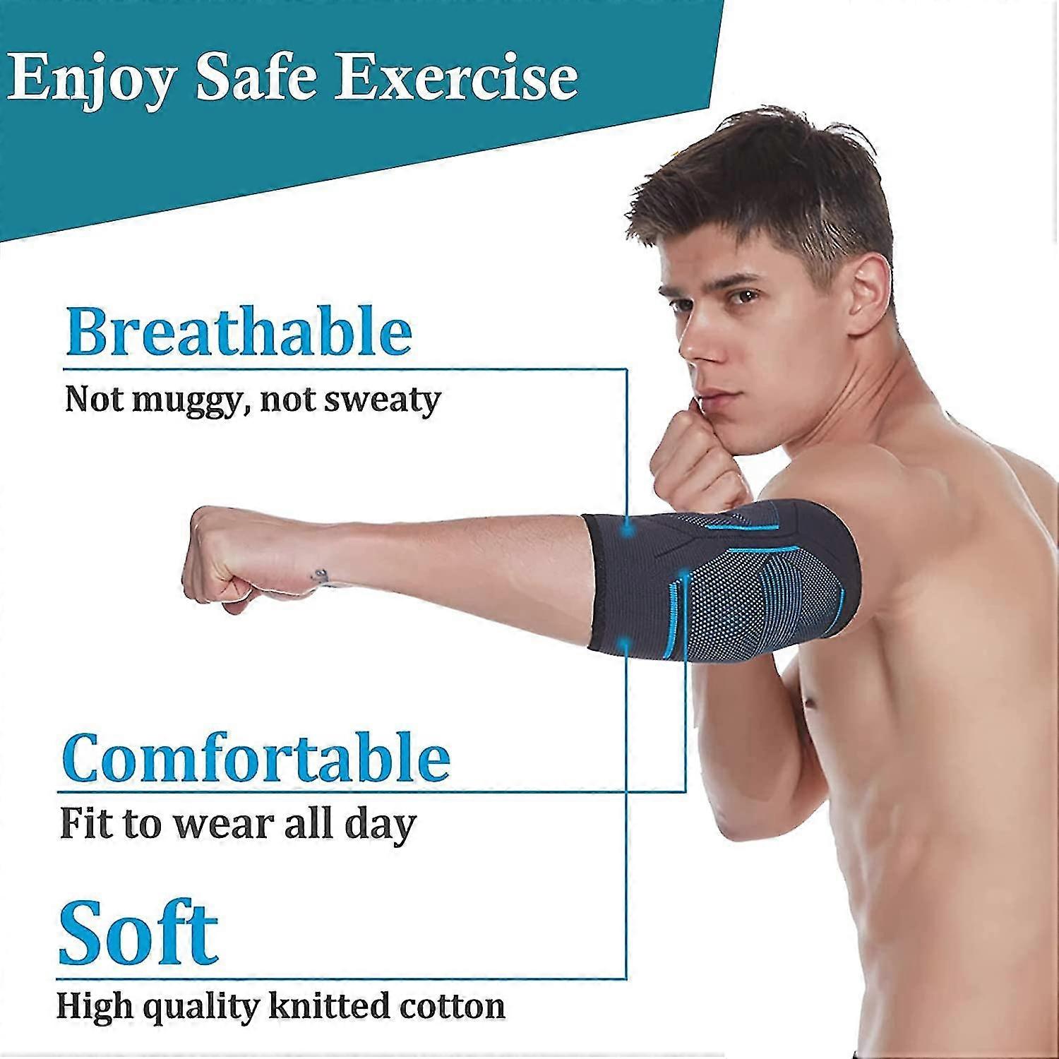 Elbow Support Tennis Elbow Pad For Tendonitis, Sports, Sports ...