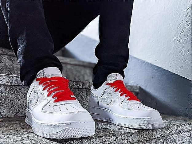 1 Pair Shoelaces Flat Coloured Replacement Colour For Trainers Sneakers ...